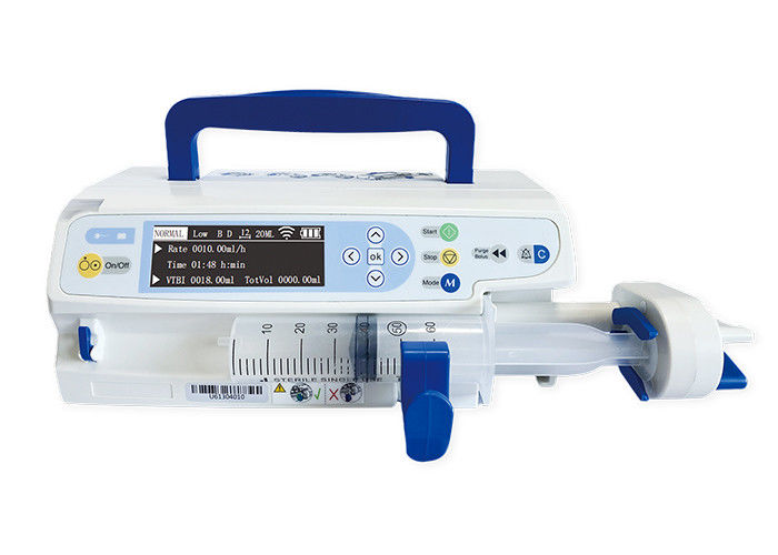 3.5 Inch Colour Screen IV Medical Syringe Pump With Dock Station HIS System